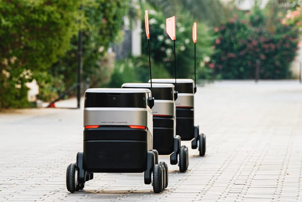 Autonomous Delivery Robots Tested in Dubai